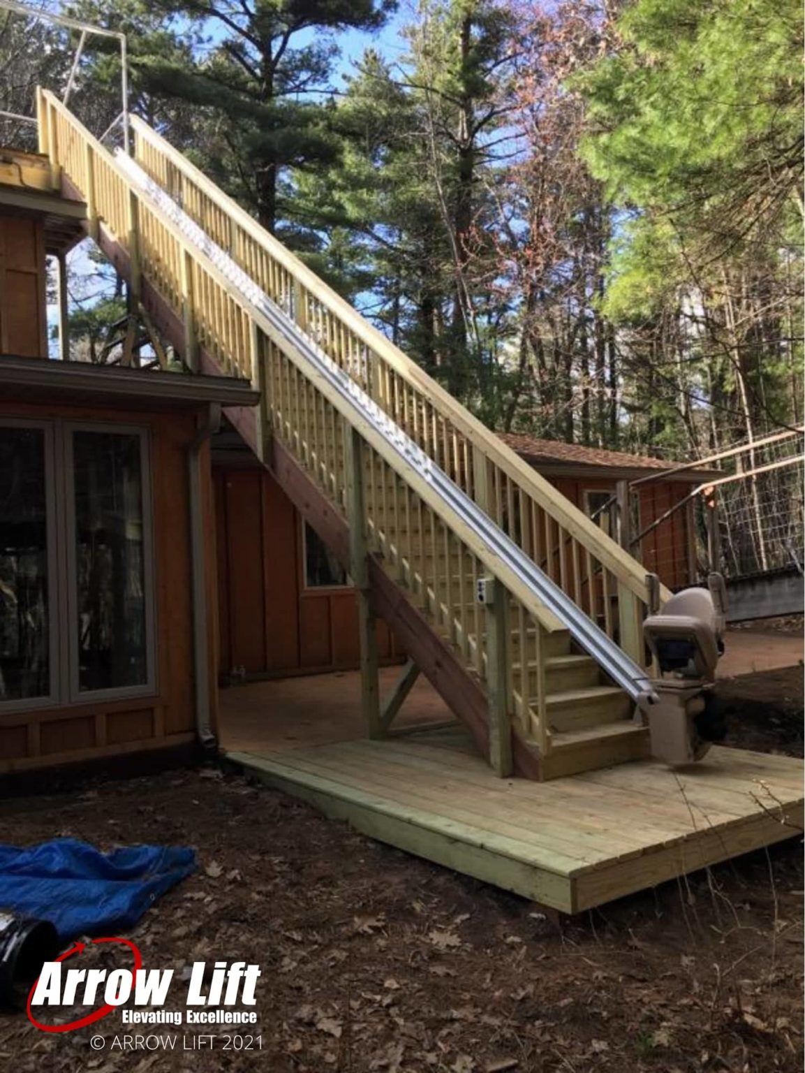 Straight Stair Lifts | Straight Rail Chair Lift | Arrow Lift